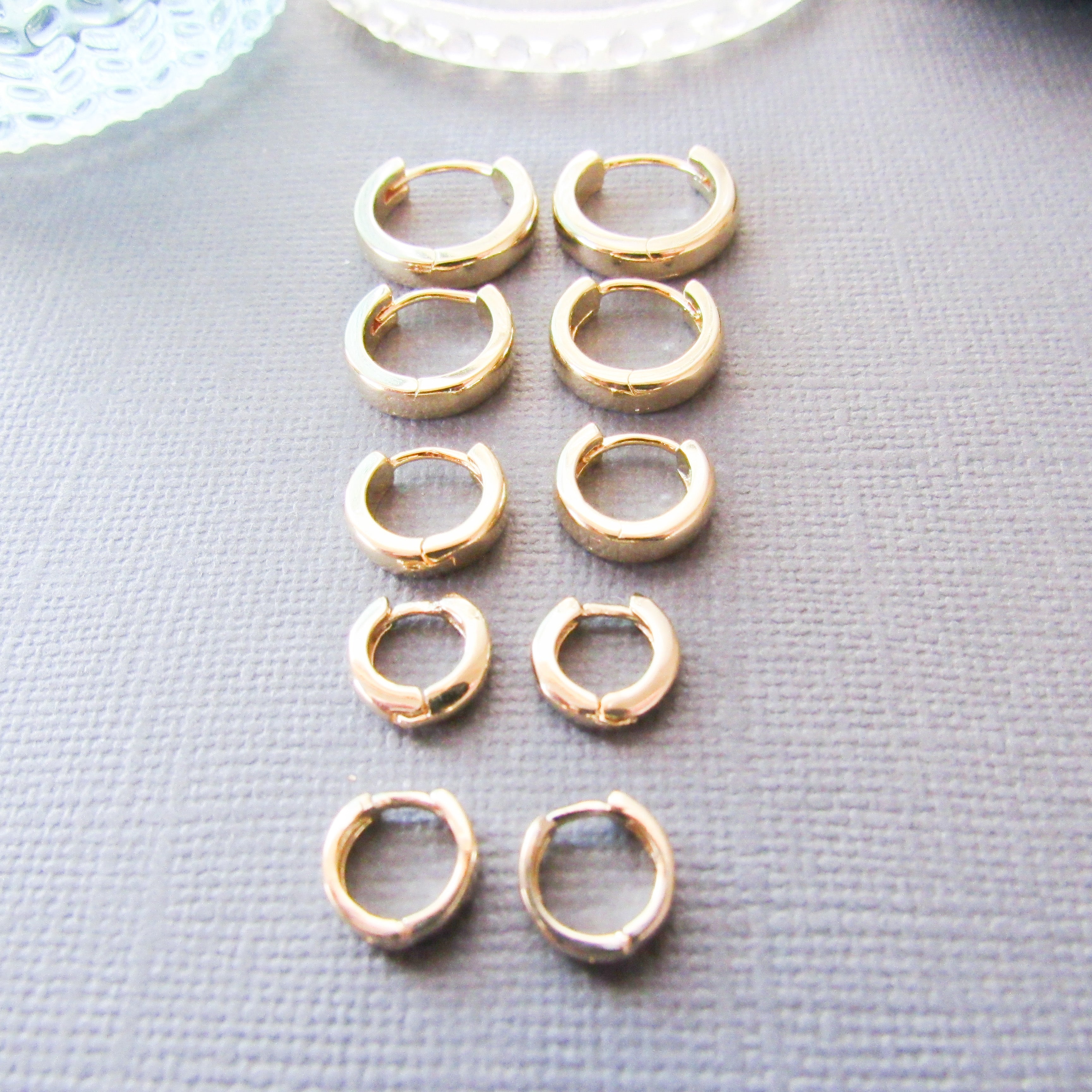 Gold Earrings by Balsamroot Jewelry