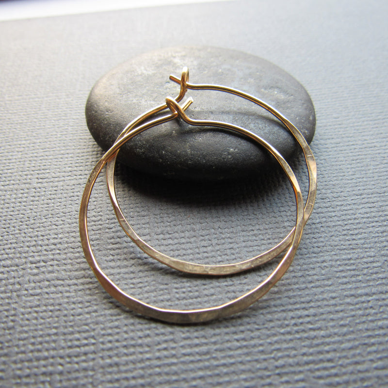 Gold Earrings by Balsamroot Jewelry