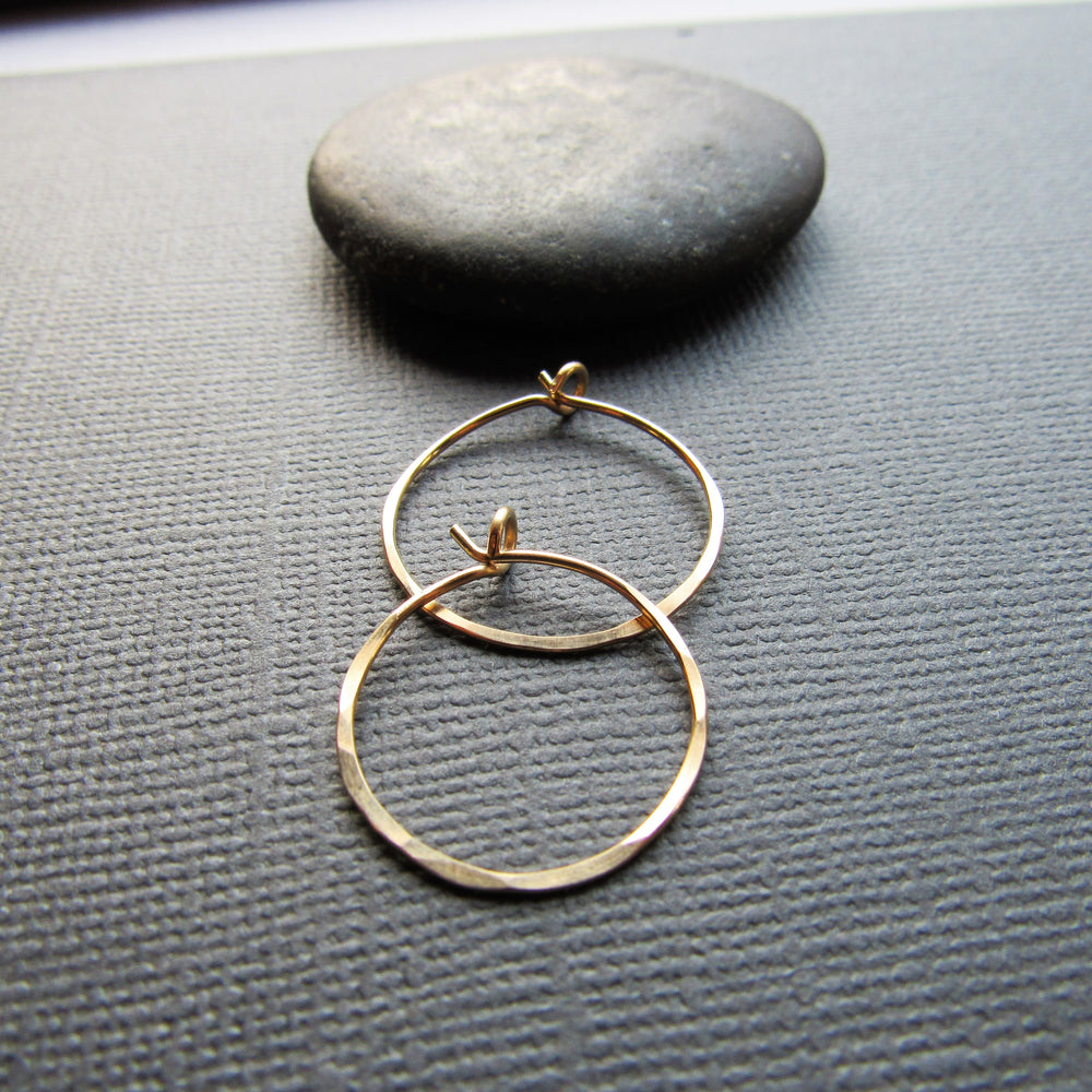 Gold Earrings by Balsamroot Jewelry